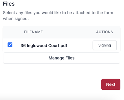 REI Forms Live new feature – PDF attachment signing - REIWA