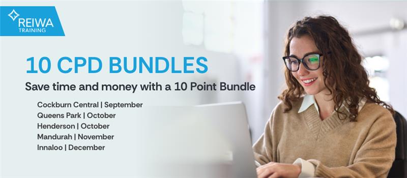 Complete your CPD in one go with a 10 Point Bundle - REIWA