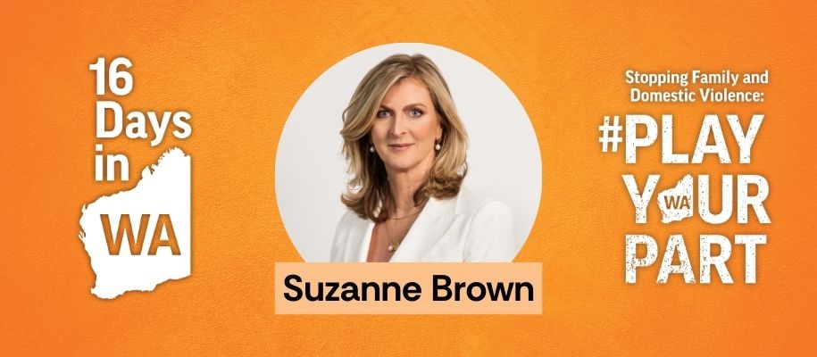Suzanne Brown announced as Agent of Change for 16 Days in WA - REIWA